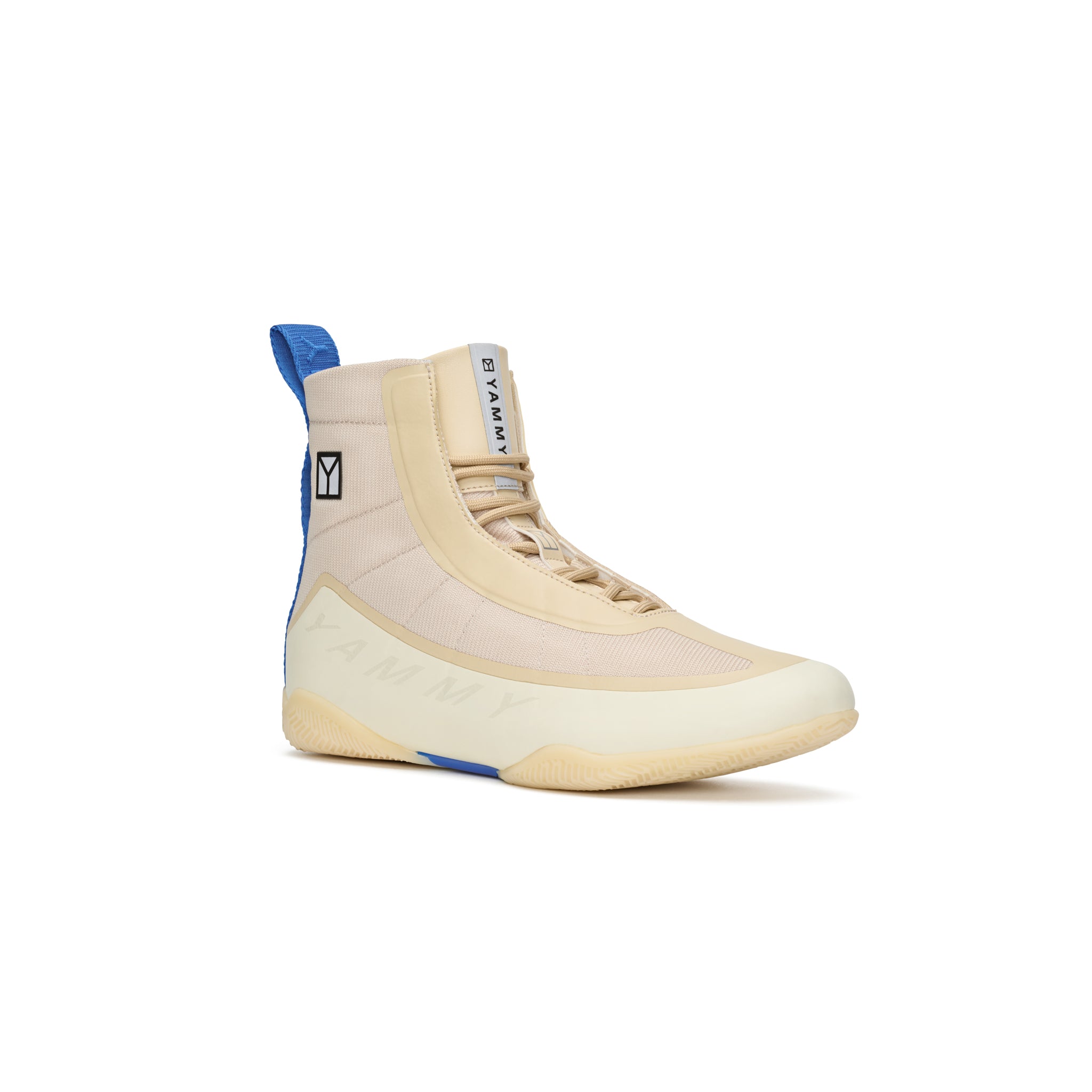 YAMMY Boxing- Flux Mid Beige/Cream Boxing Boots.